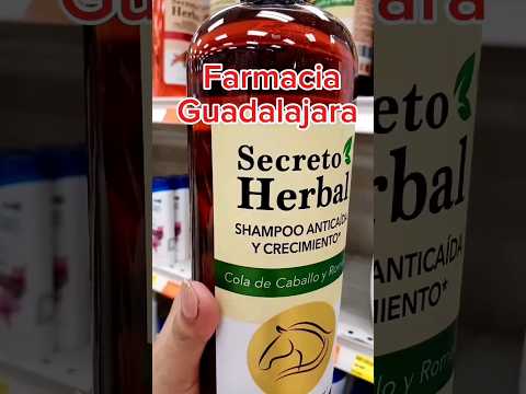 Shampoo c/cola de caballo 🐴 #recorridos #FarmaciasGuadalajara #shampoocoladecaballo #shampooromero