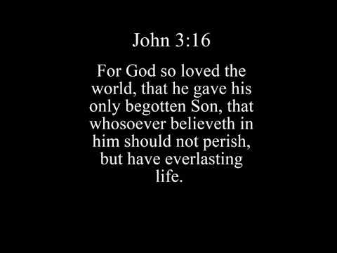 John 3:16 Song (KJV Bible Memorization)
