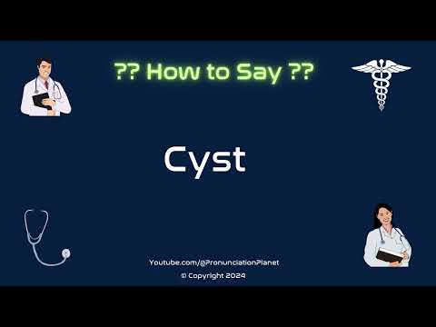 How to Pronounce Cyst CORRECTLY in English? | How to Say Cyst? | Pronunciation Planet