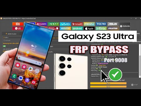 Samsung Galaxy S23 Ultra (SM-S918B) FRP Bypass Unlock Tool Google Account Remove✅