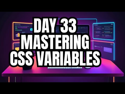 Mastering CSS Variables & Root Pseudo Class Day 33 | CSS Variables | Root Pseudo Class in CSS