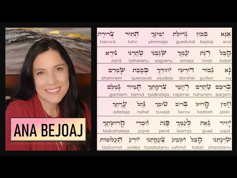 ANA BEJOAJ - Que significa Ana Becho'ach en español - Como cantar Ana Bejoaj?