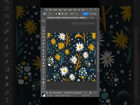 Right and Easy Way to Repeat Patterns in Photoshop 2024 #photoshop #shorts