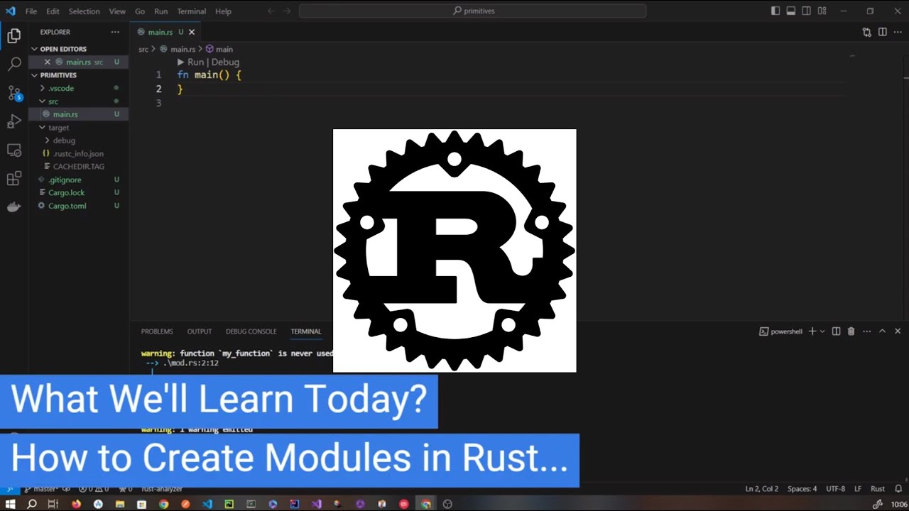 How to create modules in Rust?