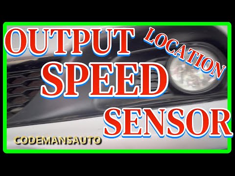 HOW TO Locate the Output Speed Sensor on a 2009 - up Dodge Caravan