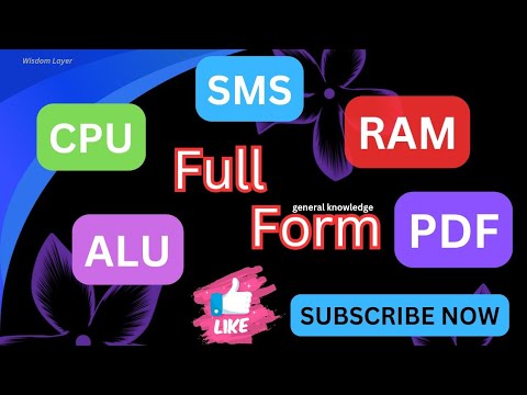 Computer Words Full Form | Computer Related Words in English