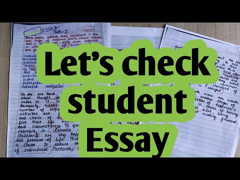 IELTS WRITING TASK 2 | discuss both views | Let's check STUDENTS Essay #IELTS ESSAY #ieltswriting