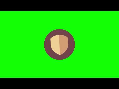 Free Security Icon Animation HD Green Screen