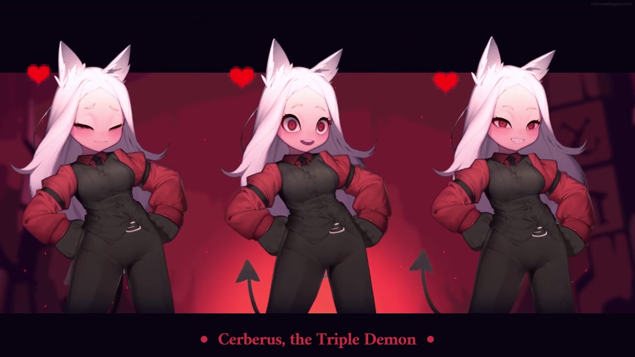 Triple Demon Helltaker (  Wallpaper - GIF )