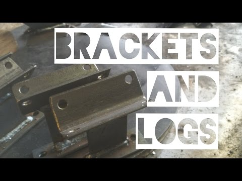 Welded Steel Brackets and Black Forest Logs