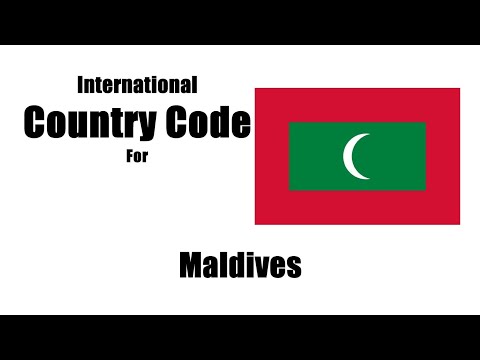 How do I call the Maldives? - Maldives Country Code