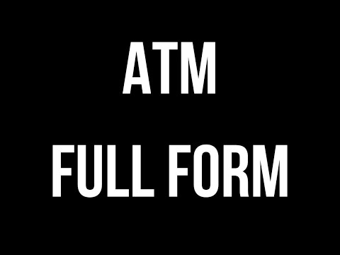 ATM full form ¦¦¦ what is ATM¦¦¦
