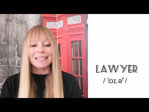 How to pronounce lawyer in British English