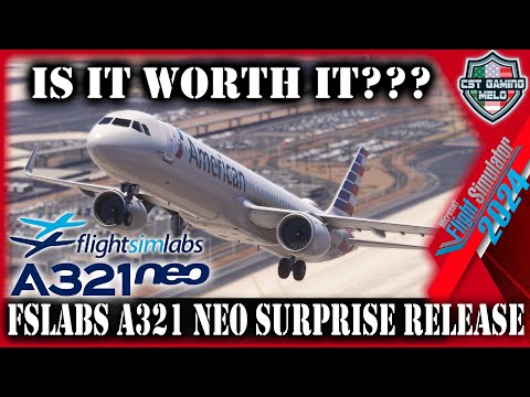 🔴FSLabs A321 NEO Surprise RELEASE!! | American Airlines | KPHX-KSAN-KSFO #msfs2024 #winwing
