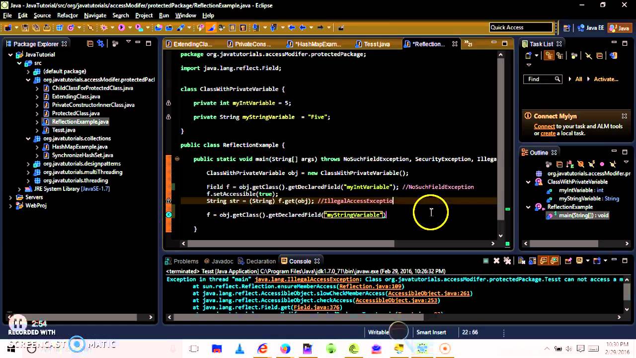 Java access private field variable using reflection