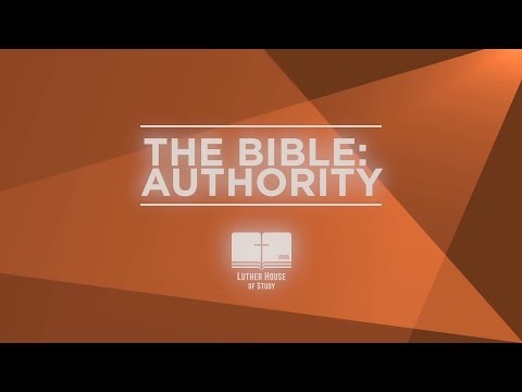 The Bible: Authority #reformation #martinluther #lutheran #jesus