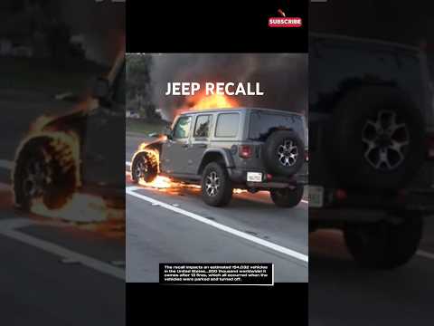 After 13 Fires, Jeep Recalls Nearly 200,000 Wrangler And Grand Cherokee PHEVs #stellantis #recall
