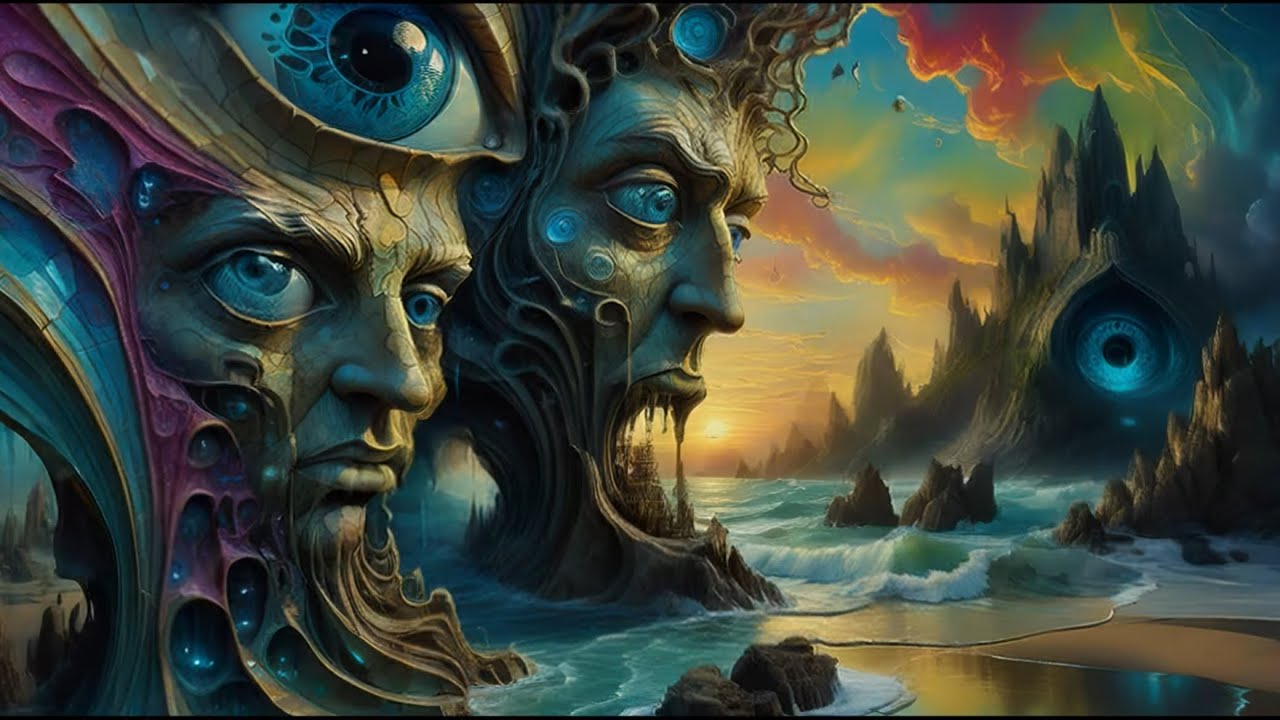 [4K] 2h30m of Surreal Trippy Video for LSD Trips | Tunnel of Melting Gods