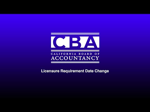Licensure Requirement Date Change