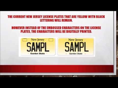 Makeover For New Jersey License Plates Coming For The Vehicle Registration Plate
