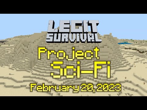 Project Sci Fi - FULL TRAILER | Legit Survival #minecraftmaps