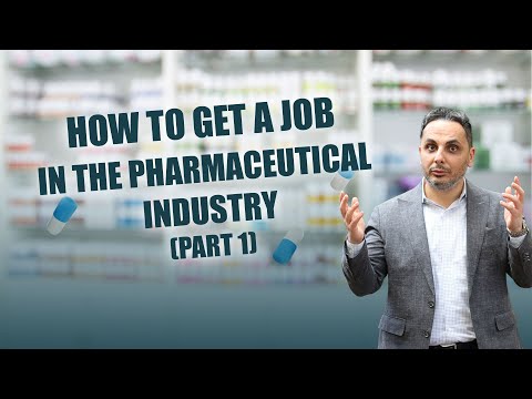 Get a Job in the Pharmaceutical Industry/INSIDER SECRETS PT.1 🤫