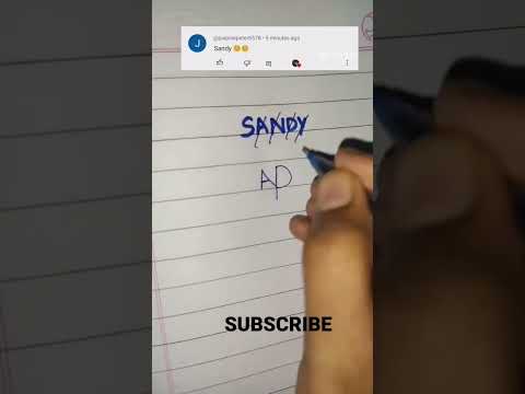 SANDY Name logo 🤑💥😱#trending #viral #subscribe #shorts .Comment ur Name👀.