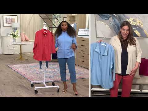 Denim & Co. Active Soft Blend Knit Zip Front Jacket on QVC