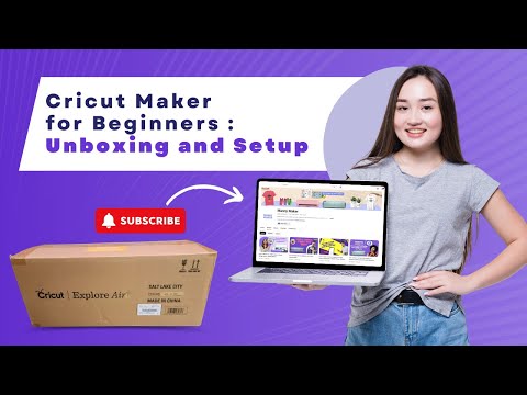 Cricut Maker for Beginners Unboxing and Setup (Complete Guide!) #designspace #cricut #cricutmade