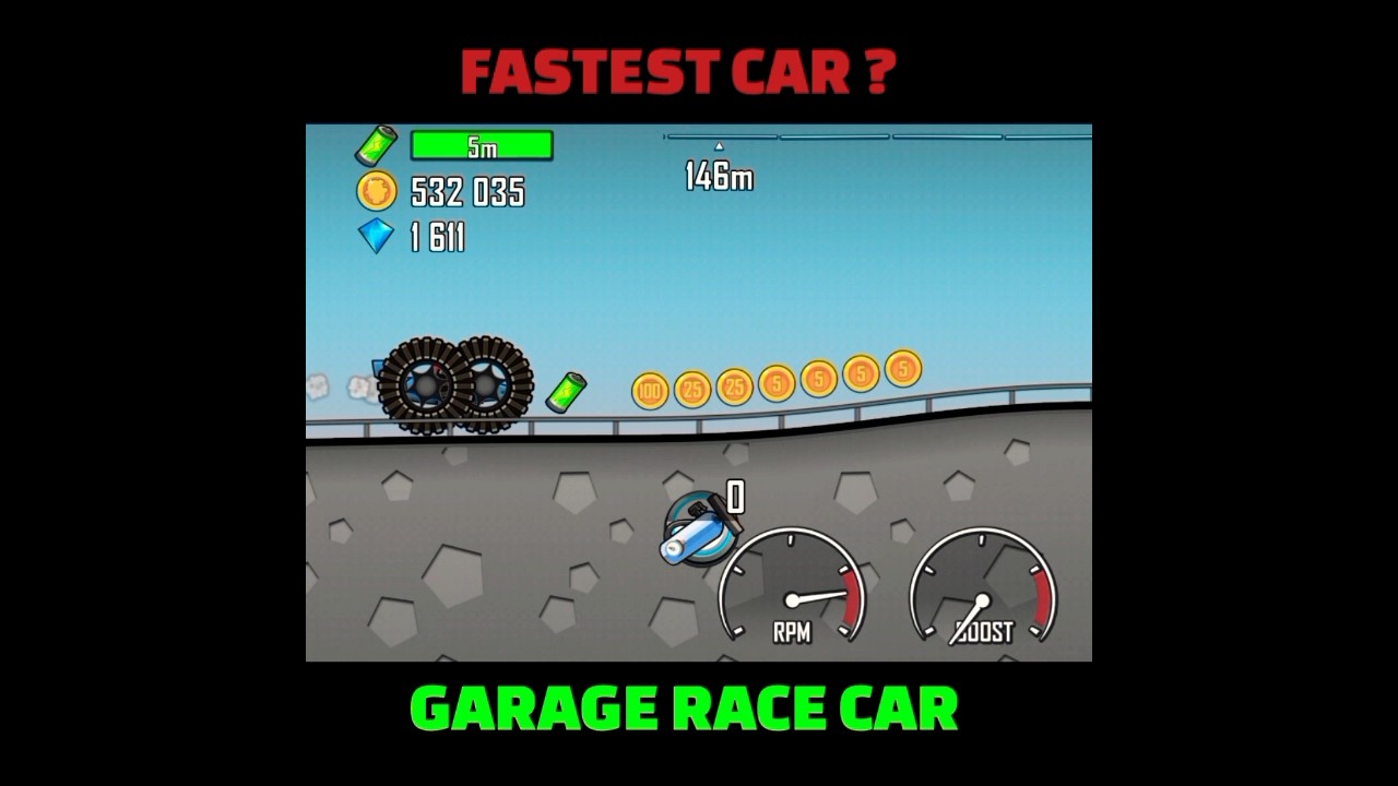 Hill Climb Racing : Fastest Car 🔥