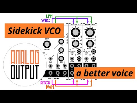 Sidekick VCO video – Analog Output