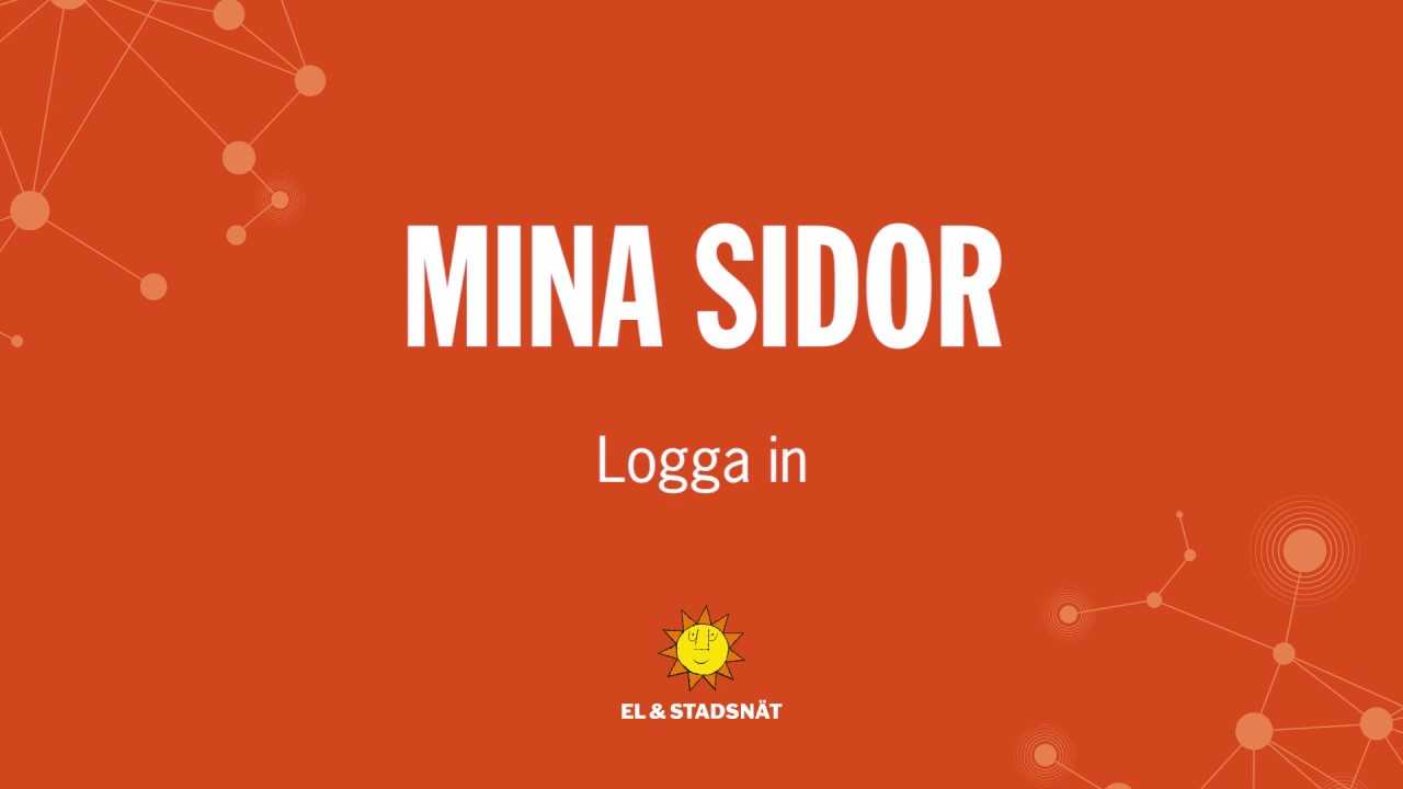Mina sidor: Logga in