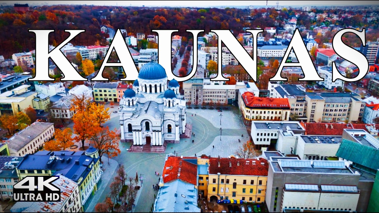Kaunas, Lithuania 🇱🇹 | Stunning 4K Drone Footage