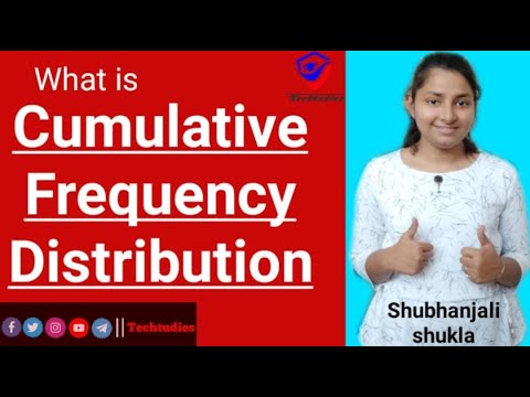 What Is cumulative frequency In Hindi | Element Of Statistics |Shubhanjali Shukla