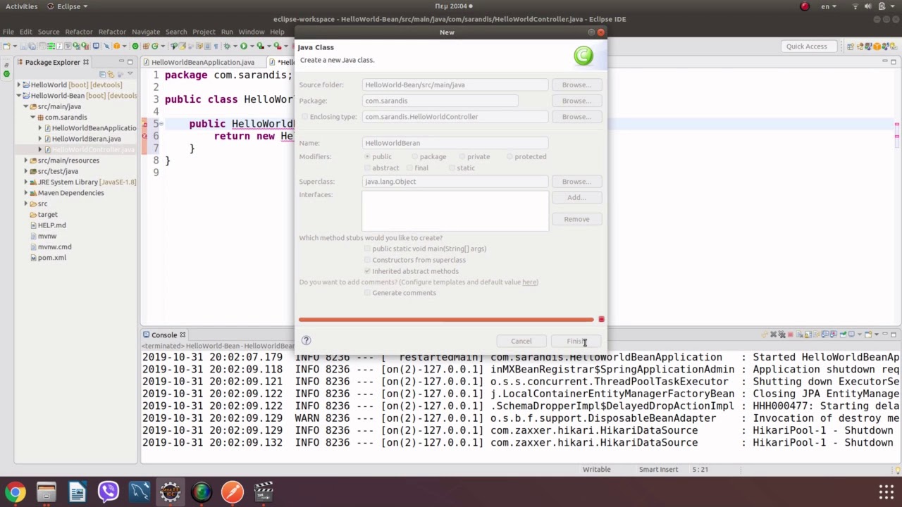 Hello Mate- Rest API JAVA Bean
