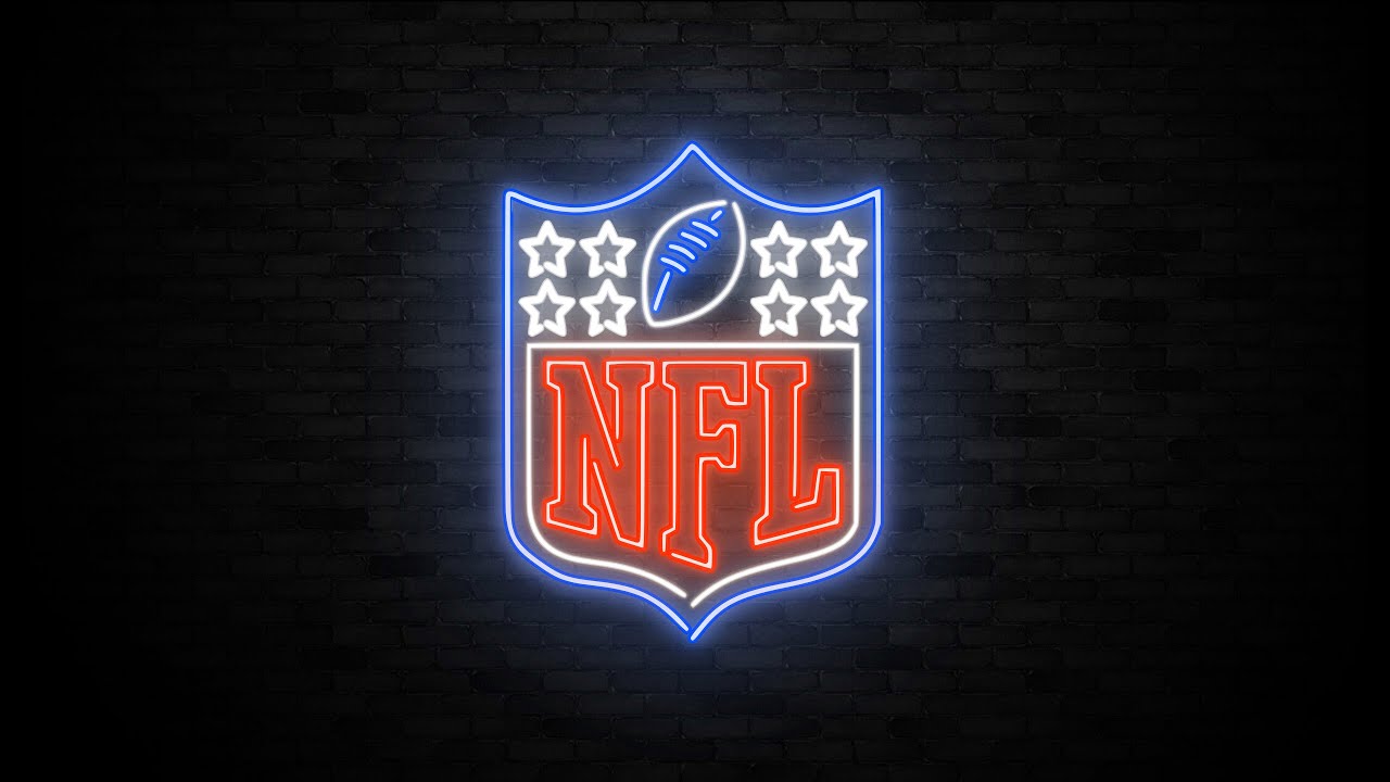 NFL SUPERBOWL NEON SIGN BACKGROUND VIDEO LOOP | 3 HOURS HD