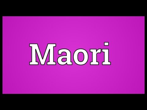 Maori Meaning