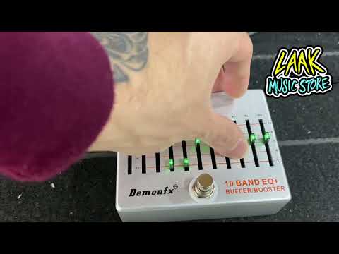 Demon FX DemonFx 10 Band Eq+ Buffer Booster Electric Guitar | Reverb