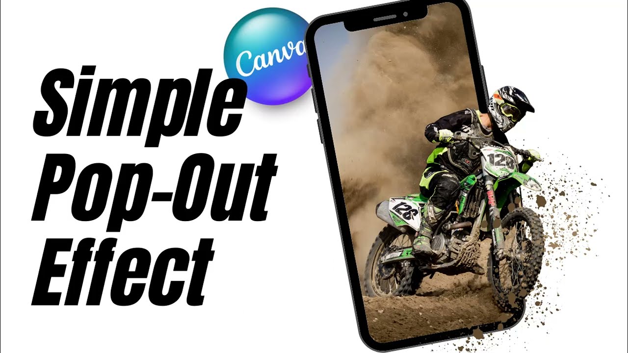 3d pop out effect | Canva tutorial
