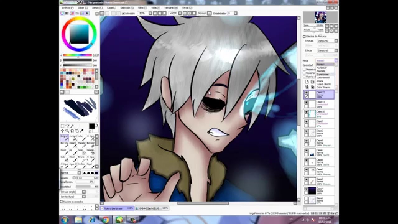sans human version undertale speedpaint