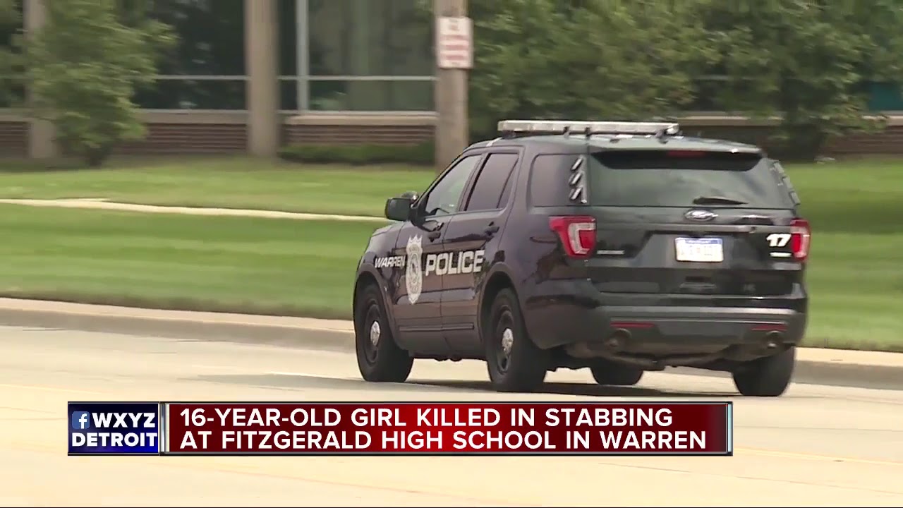 Teen girl dies after being stabbed during fight at Fitzgerald High School in Warren