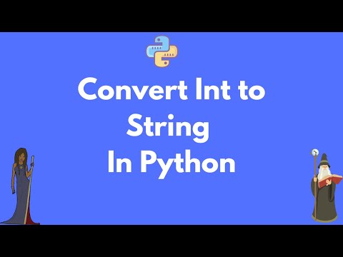 Convert integer to a string in Python