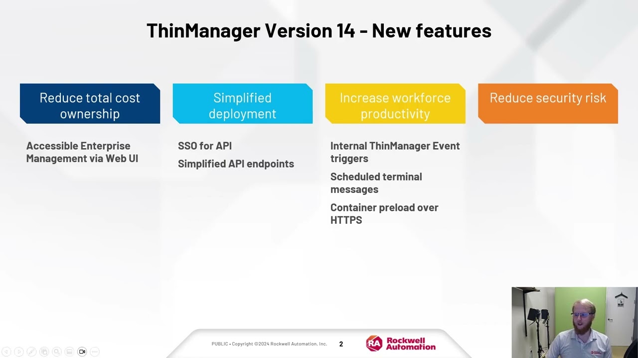 ThinManager® Version 14 Release Summary