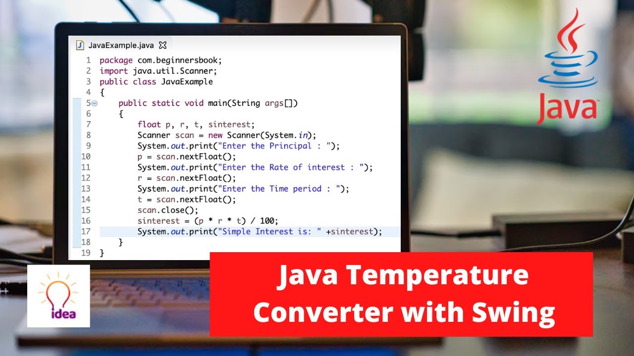 Java Temperature Converter with Swing | Java Project