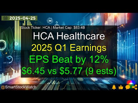 HCA Healthcare (HCA|$83.4B) - 2025 Q1 Earnings Analysis