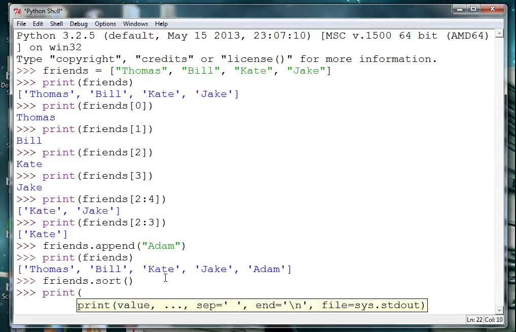 Code Bytes: Python Lists
