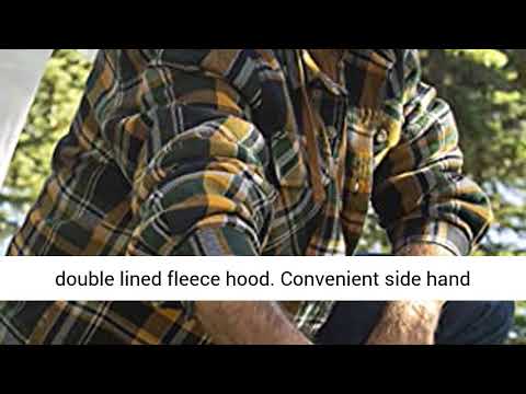 Legendary Whitetails Men's Standard Maplewood Hooded Shirt Jacket, Slate Hatchet Plaid, X-Large