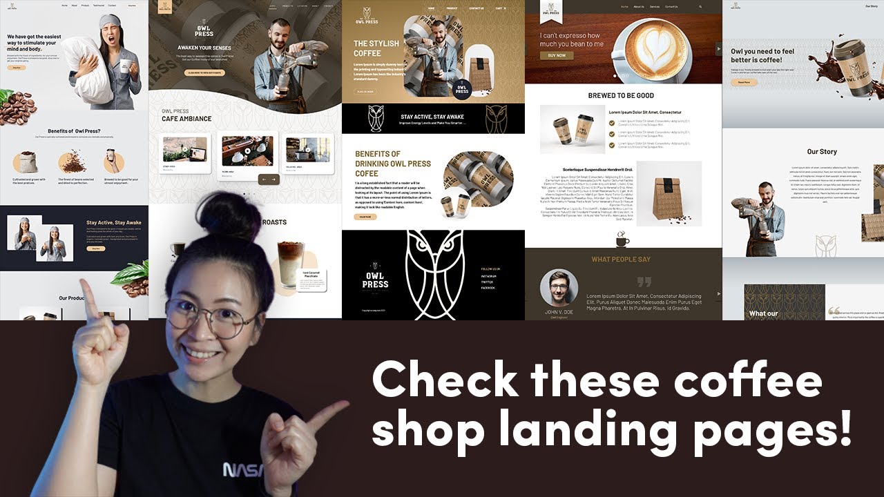 Landing Page Design | Coffee Brand Creation