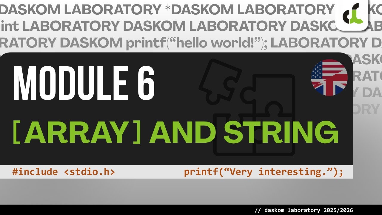 Module 6 | Array & String