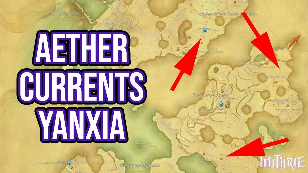 FFXIV Aether Currents Yanxia Locations Guide - Mithrie